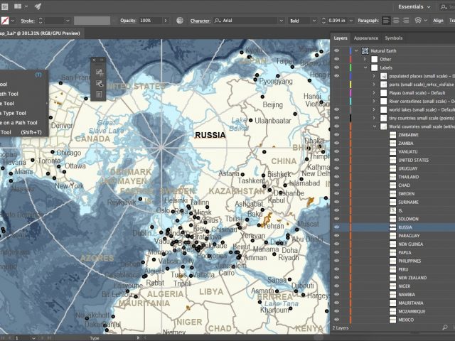 ArcGIS Maps for Adobe Creative Cloud — Esri CIS | Блоги